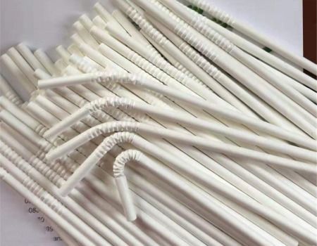 Custom Eco-friendly Biodegradable Flexible U Bend Paper Straw Bending ...