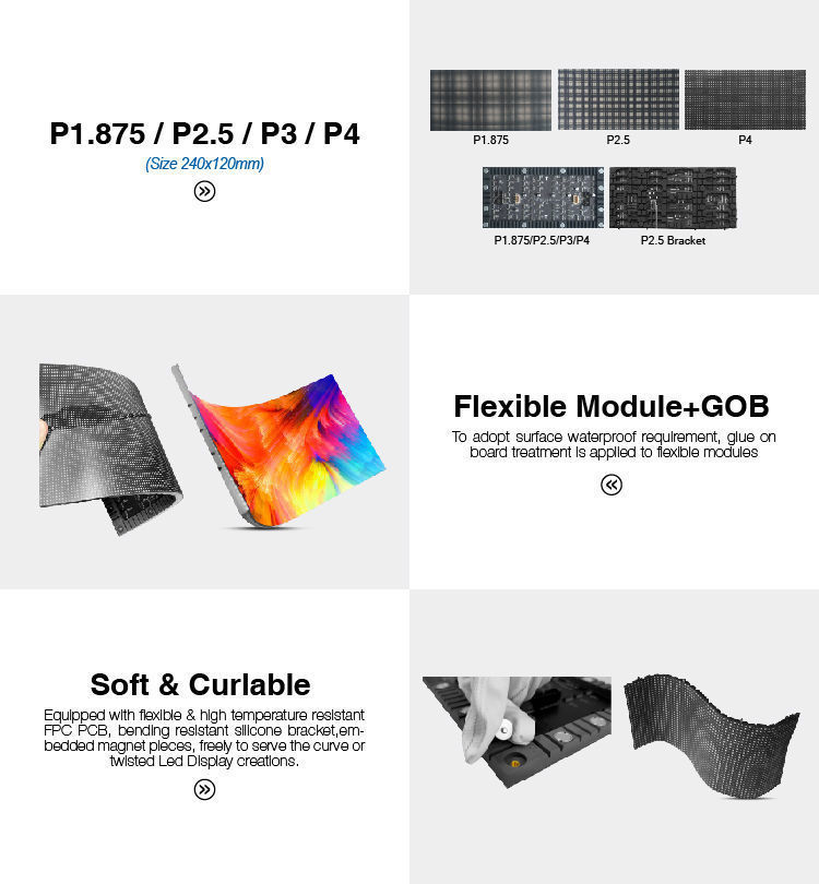 Factory Direct High Quality China Wholesale Indoor P2.5 P3 P4 Curved ...