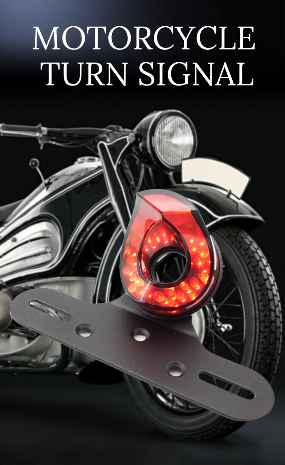 Buy Wholesale China Universal 30 Les Motorcycle Led Running Light Retro ...