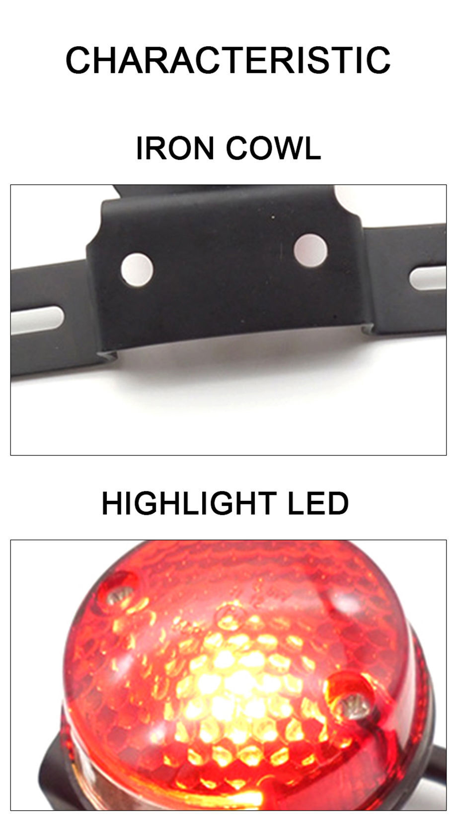 Buy Wholesale China 12v Round Motorcycle Rear Led Daytime Running ...