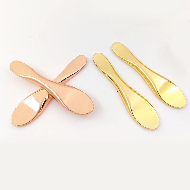 Makeup Spoons Stock Gold Makeup Cosmetic Spatula Face Cream Scoop ...