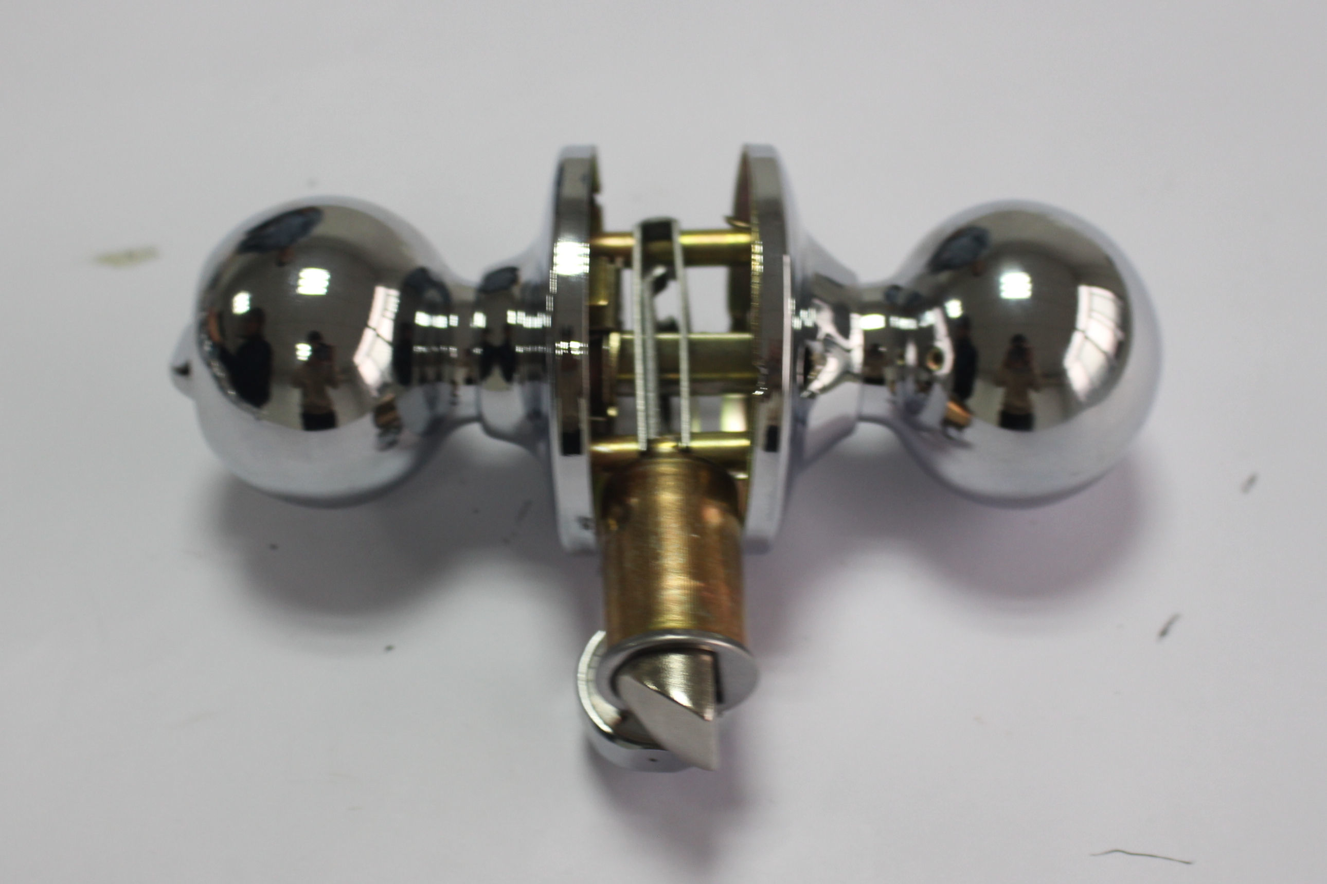 Buy Wholesale China Manufacturer Bright Chrome Ball Knob Tubular Privacy Door Lock For Home ...