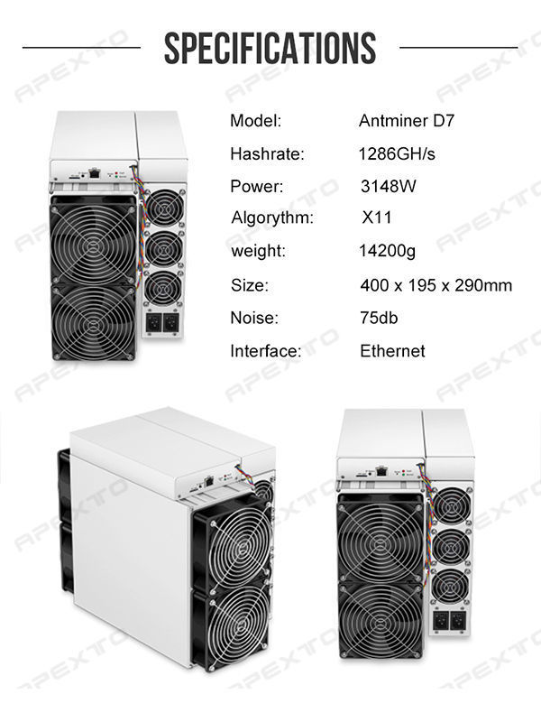 Buy Wholesale China Factory Price Antminer D7 1234g 1183g 1286g X11 ...