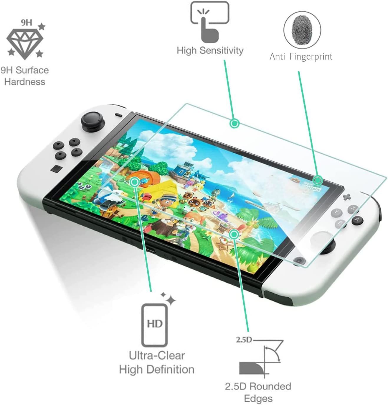 Buy Wholesale China 9h 0.33mm High Transparent Screen Protector Tempered Glass Film For Nintendo ...