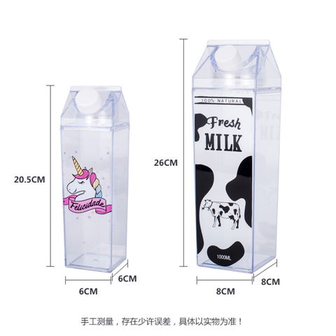 Plastic Milk Carton Cup