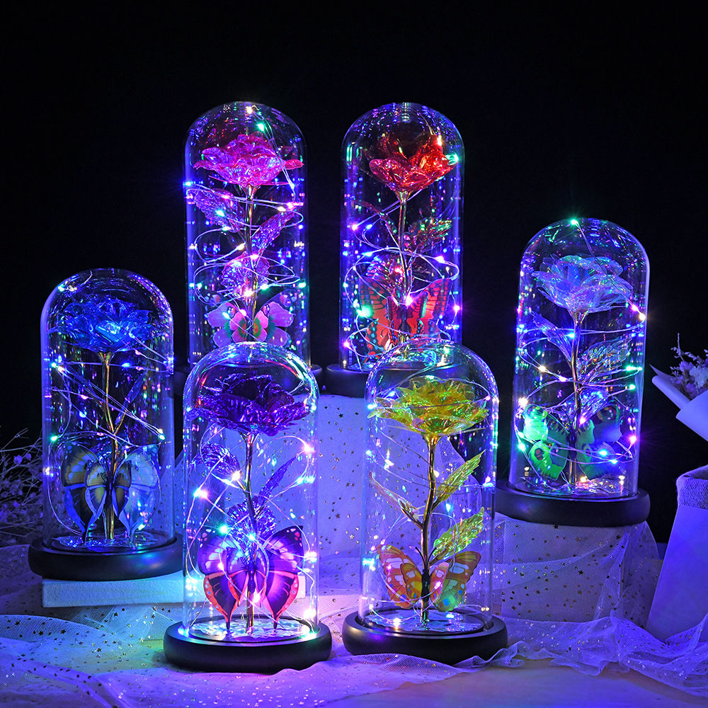 Buy Wholesale China Beauty And The Beast Rose Led Enchanted Galaxy Rose ...