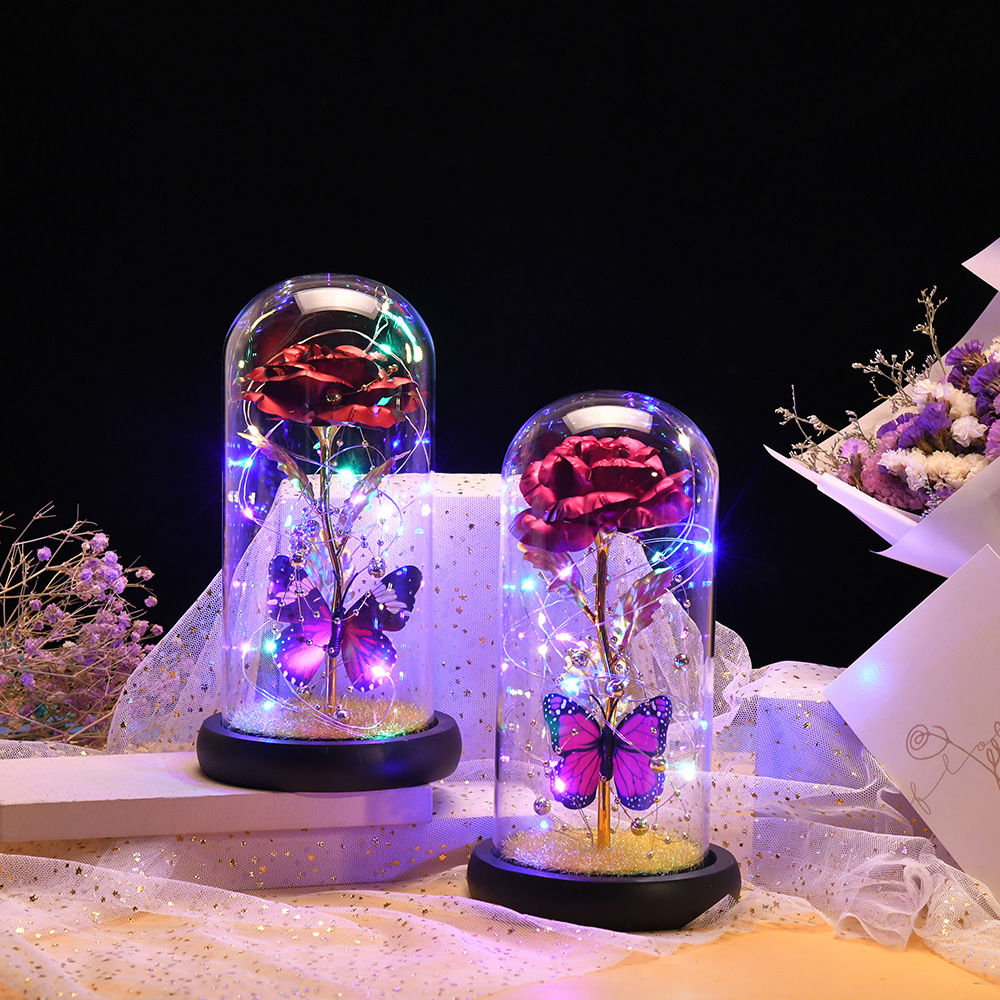 Buy Wholesale China Beauty And The Beast Rose Led Enchanted Galaxy Rose ...