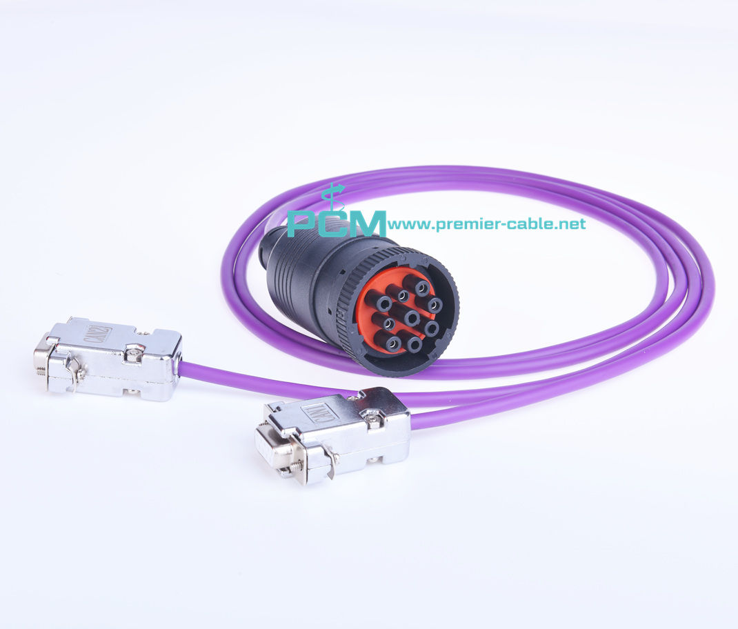 Can Cable J1939 Deutsch Connector To Dual Db9 - Expore China Wholesale ...