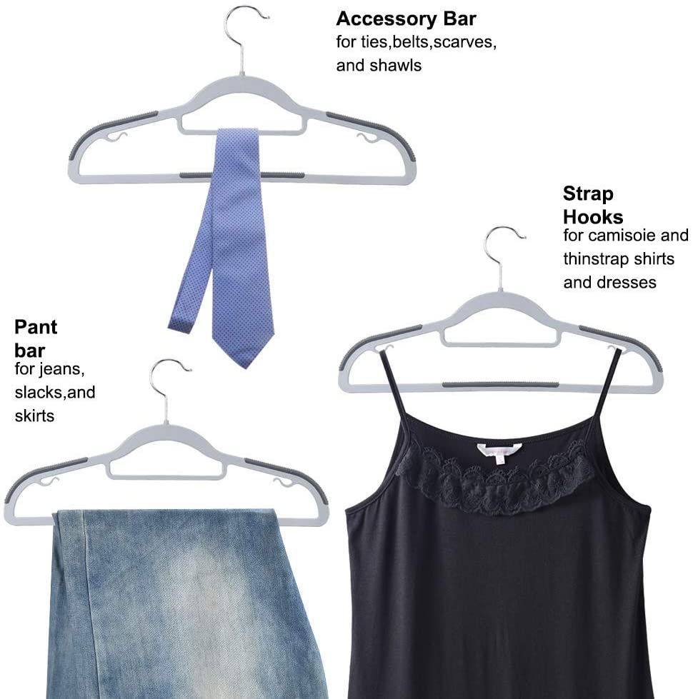 Buy Wholesale China Cheap Plastic Hangers Space Saving Non-slip Hanger ...