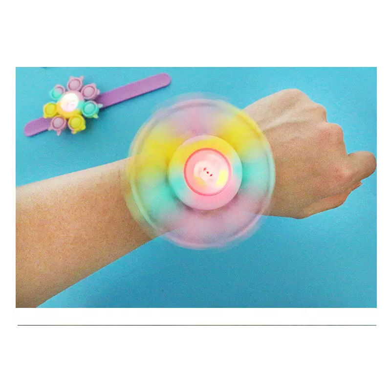 Buy Wholesale China Kids Stress Relieve Fidget Spinner Silicone Push ...