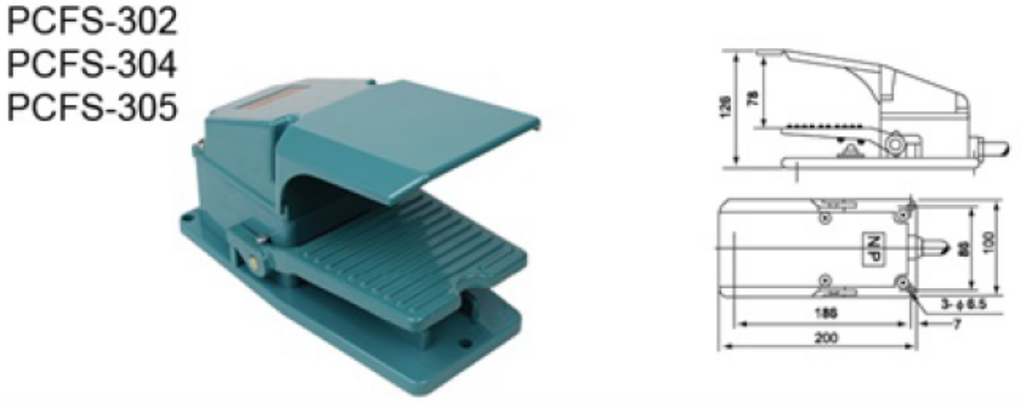 Buy Wholesale China Yds-pcfs Series Hot Sales Foot Switch Foot ...