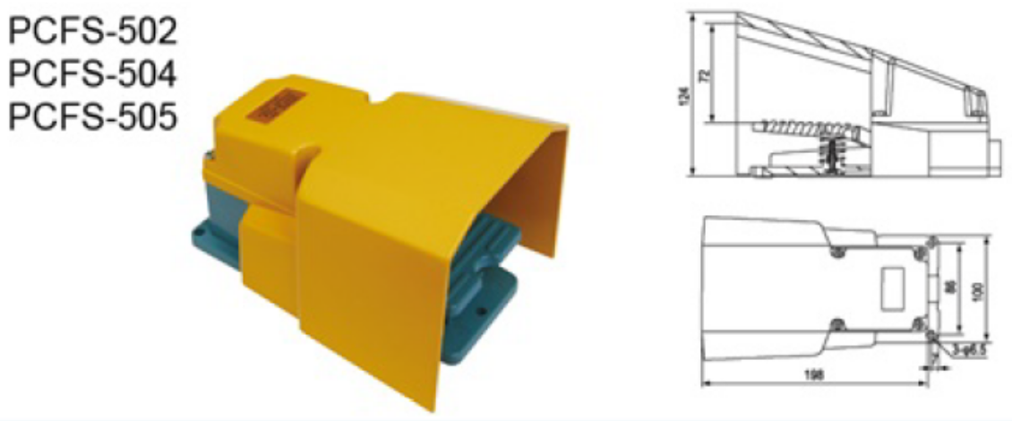 Buy Wholesale China Yds-pcfs Series Hot Sales Foot Switch Foot ...