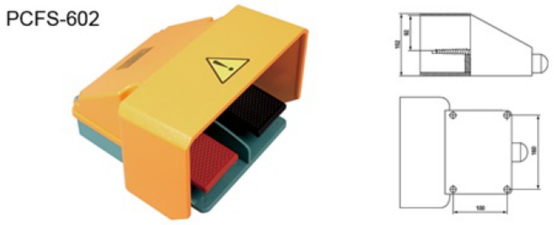 Buy Wholesale China Yds-pcfs Series Hot Sales Foot Switch Foot ...