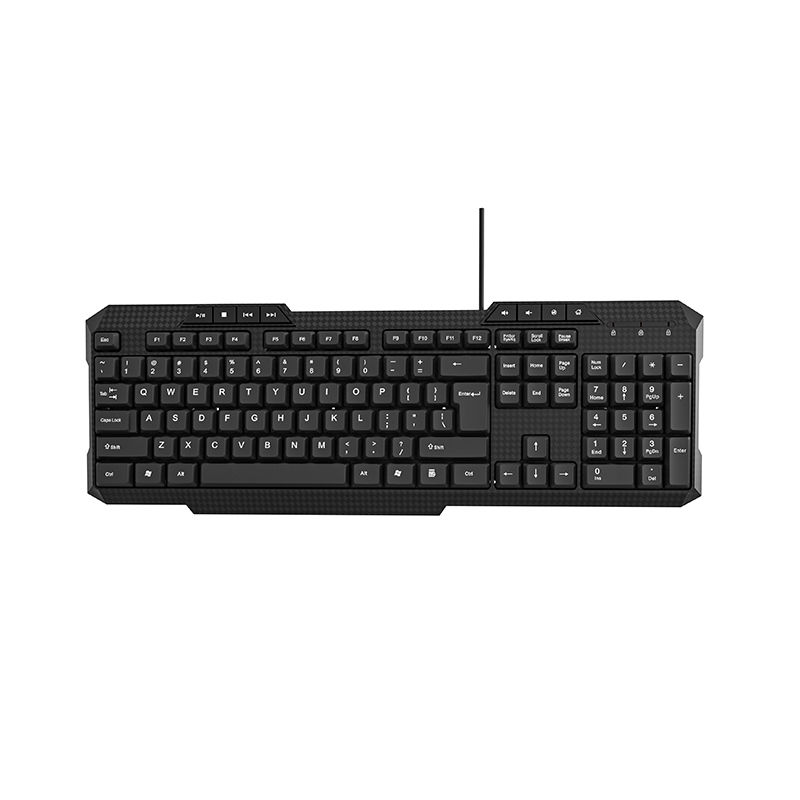 Factory Wholesale Oem Pc Wired Black Multimedia Keyboard Cheap Home ...