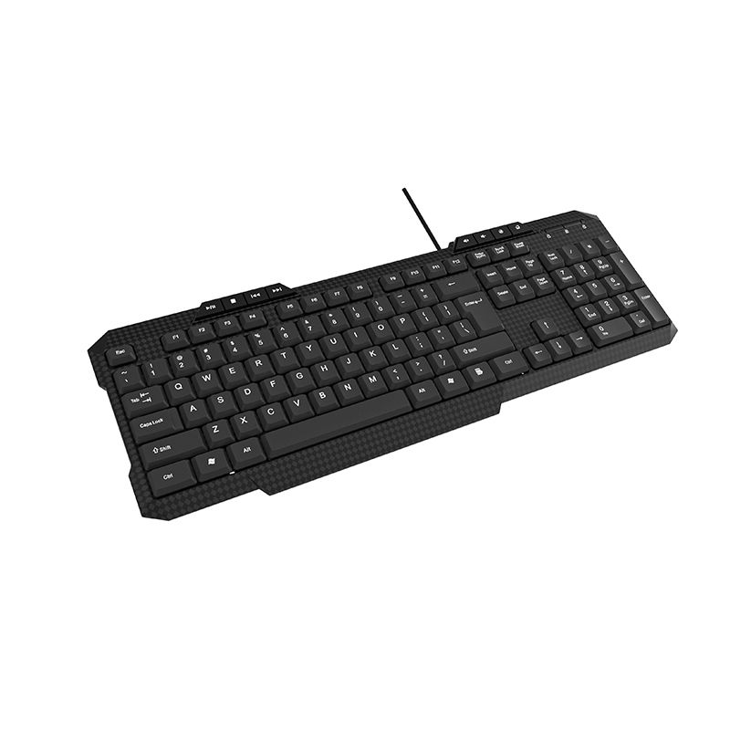 Factory Wholesale Oem Pc Wired Black Multimedia Keyboard Cheap Home ...