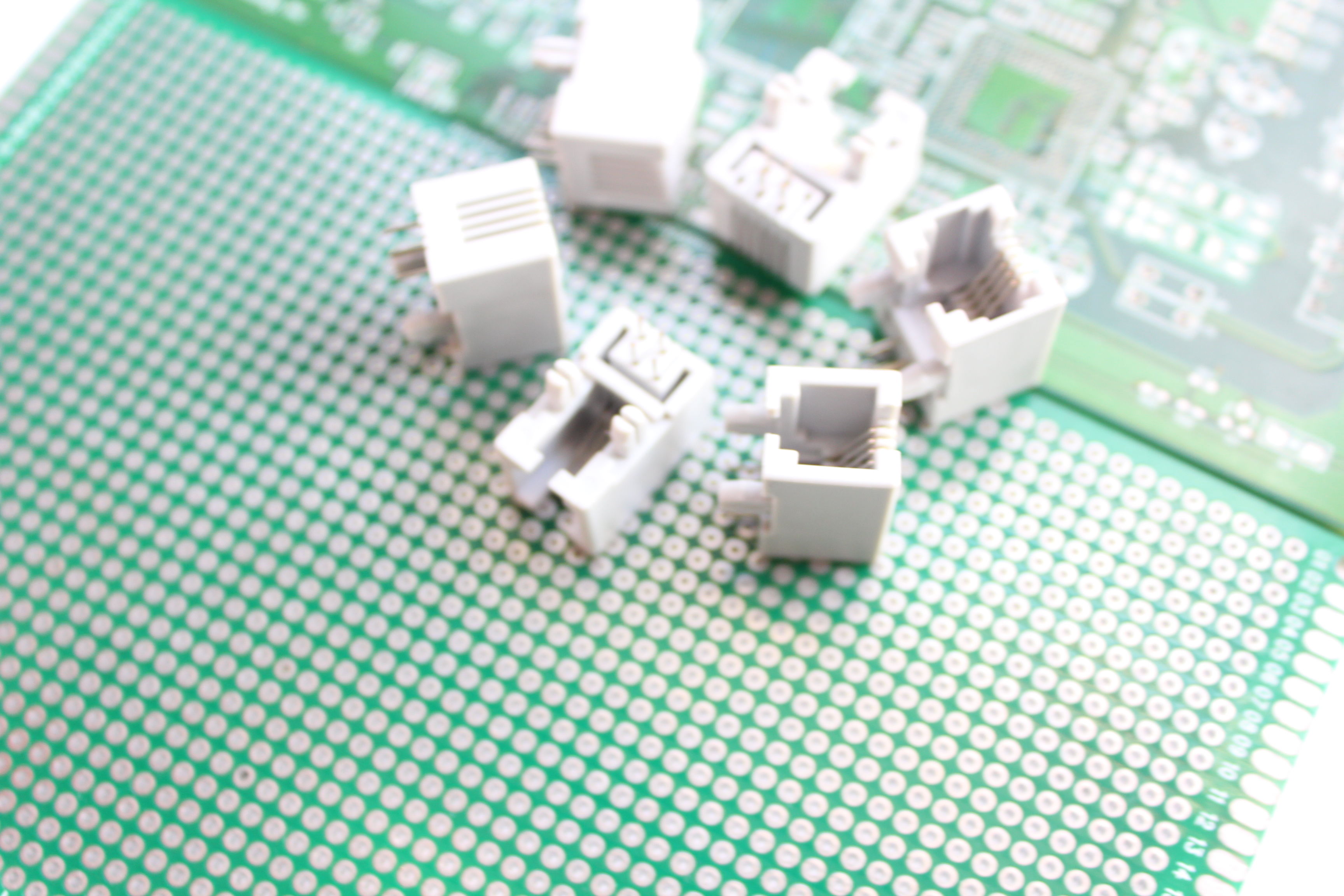 Buy Wholesale China Rj45 Jack 5301 1 Ports W/led W/shield W/led Pa66 ...