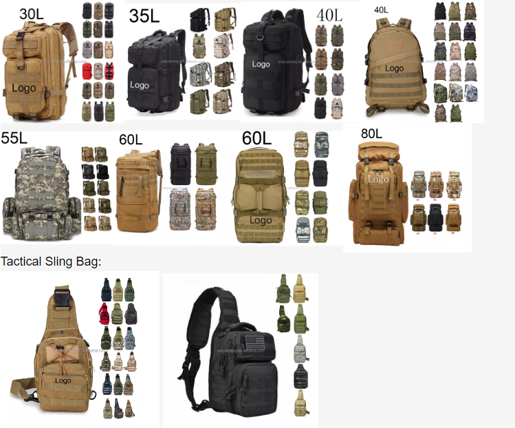 Military Backpacks Custom Logo 30-40l Outdoor Tactical Backpack For ...