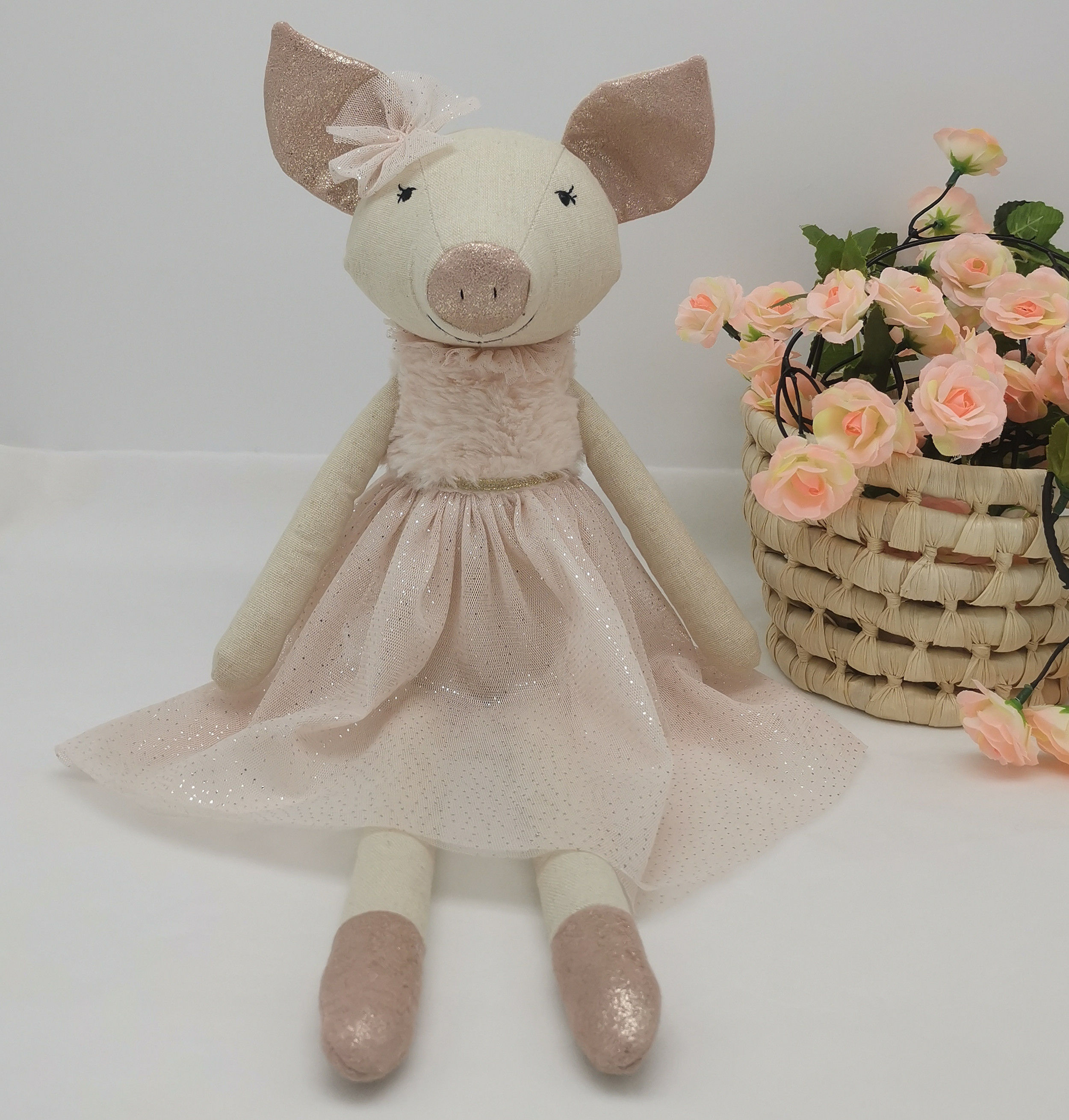 Buy Wholesale China Soft Rag Toy,handmade Plush Princess Pig Toy,custom ...