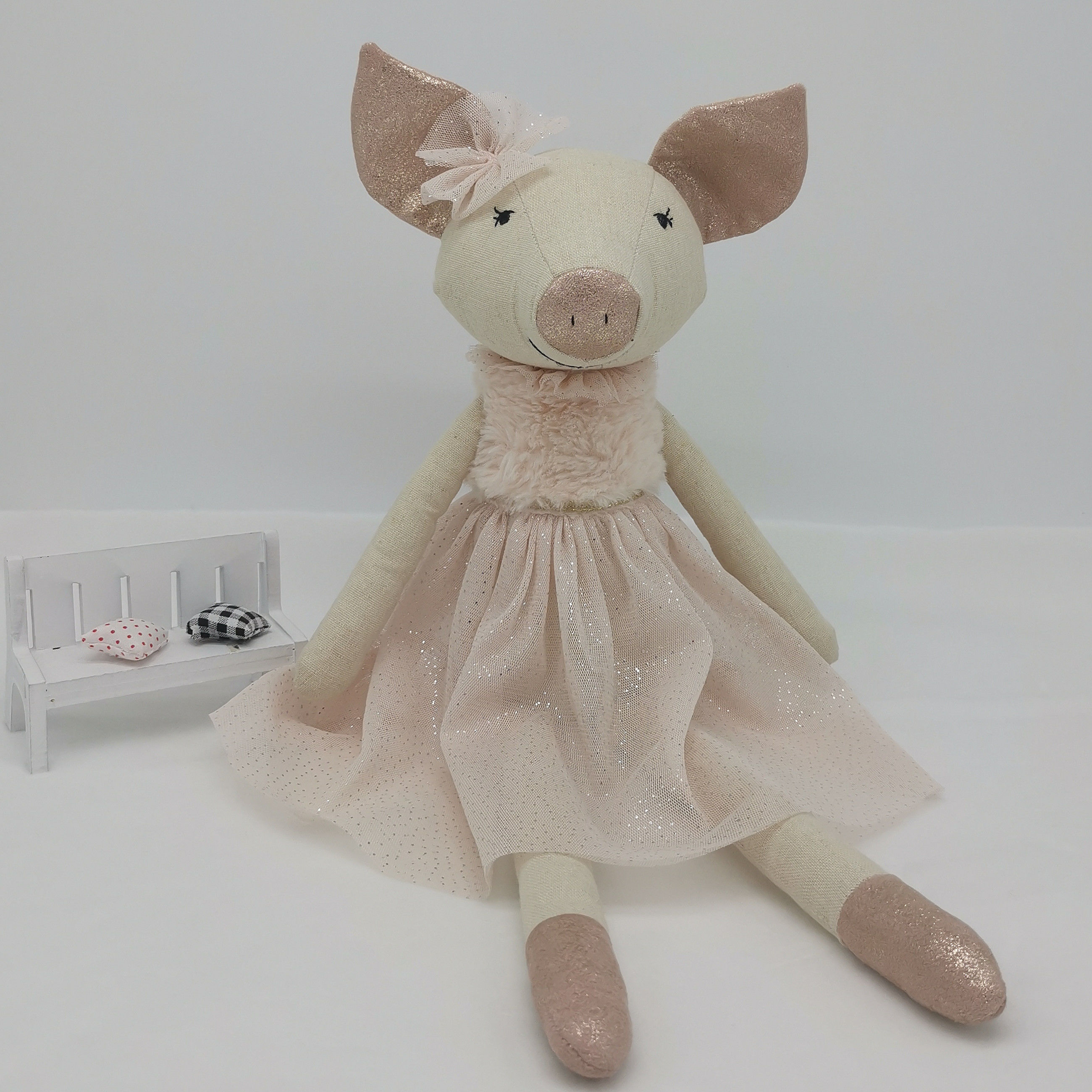 Buy Wholesale China Soft Rag Toy,handmade Plush Princess Pig Toy,custom ...