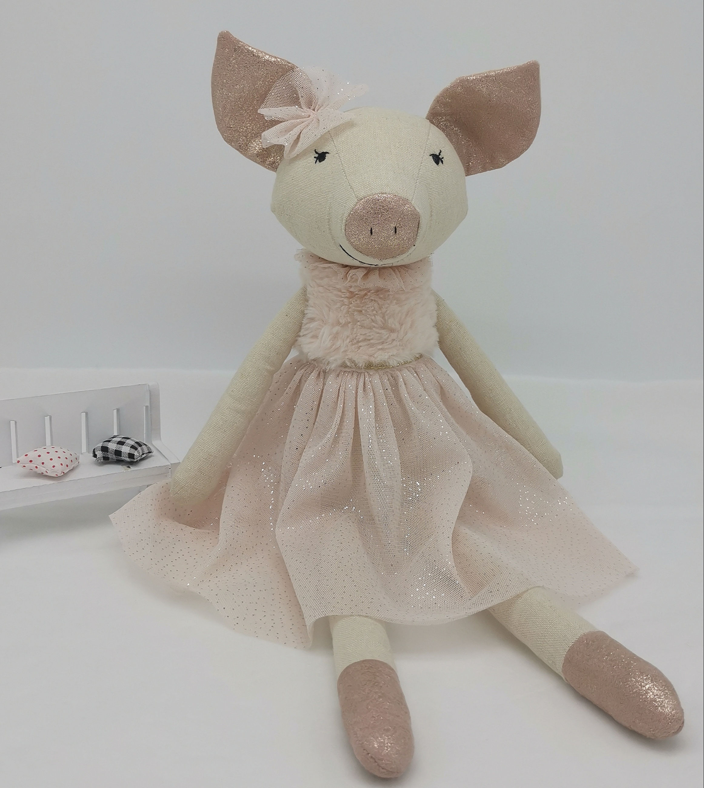Buy Wholesale China Soft Rag Toy,handmade Plush Princess Pig Toy,custom ...