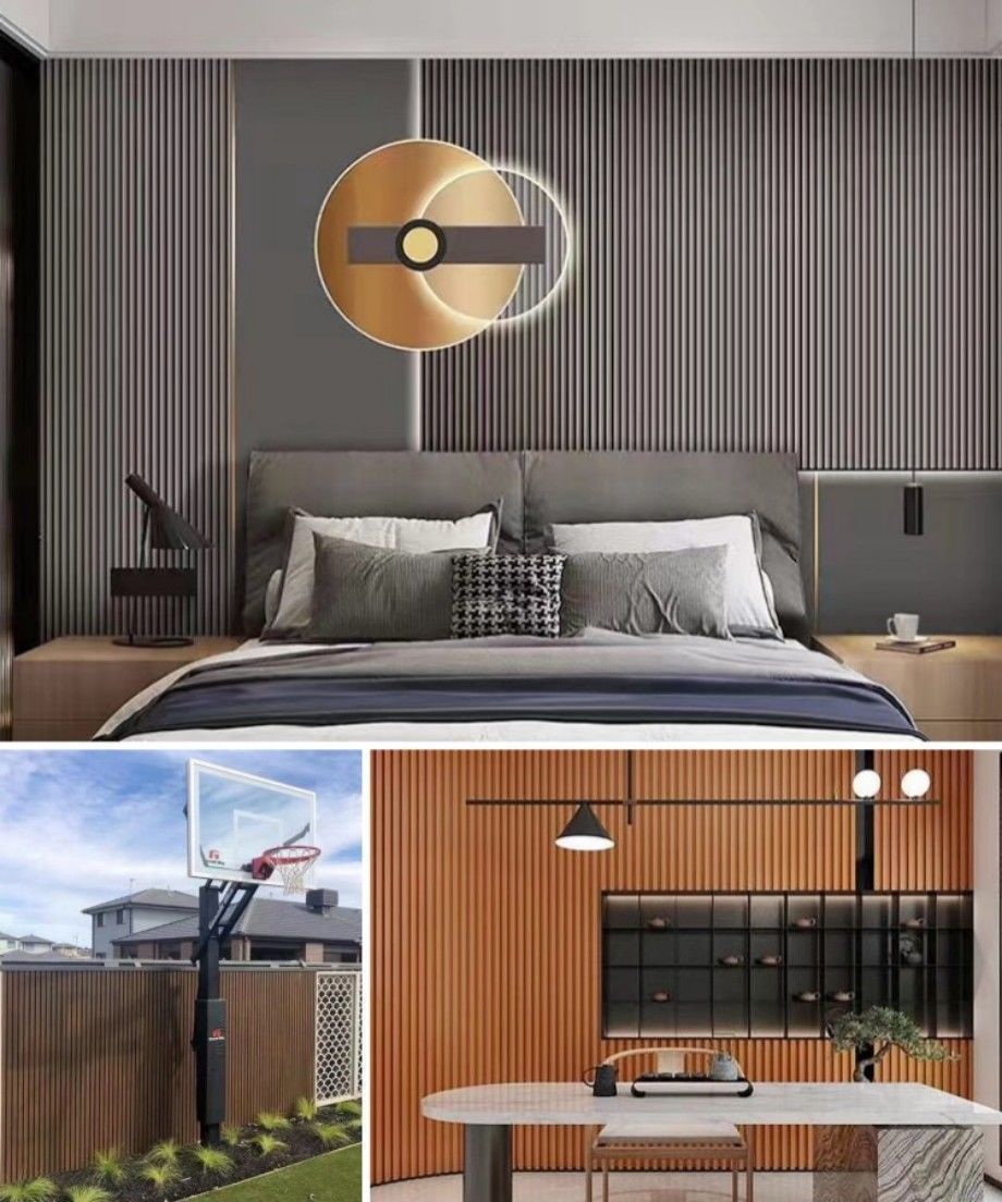 Outside Co-extrusion Wall Board Building Decoration Wood Plastic ...