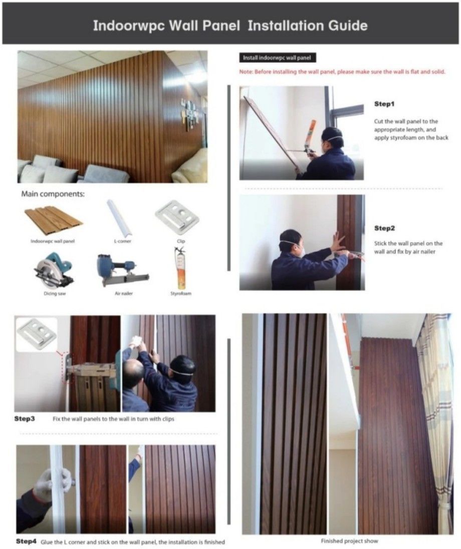 Outside Co-extrusion Wall Board Building Decoration Wood Plastic ...
