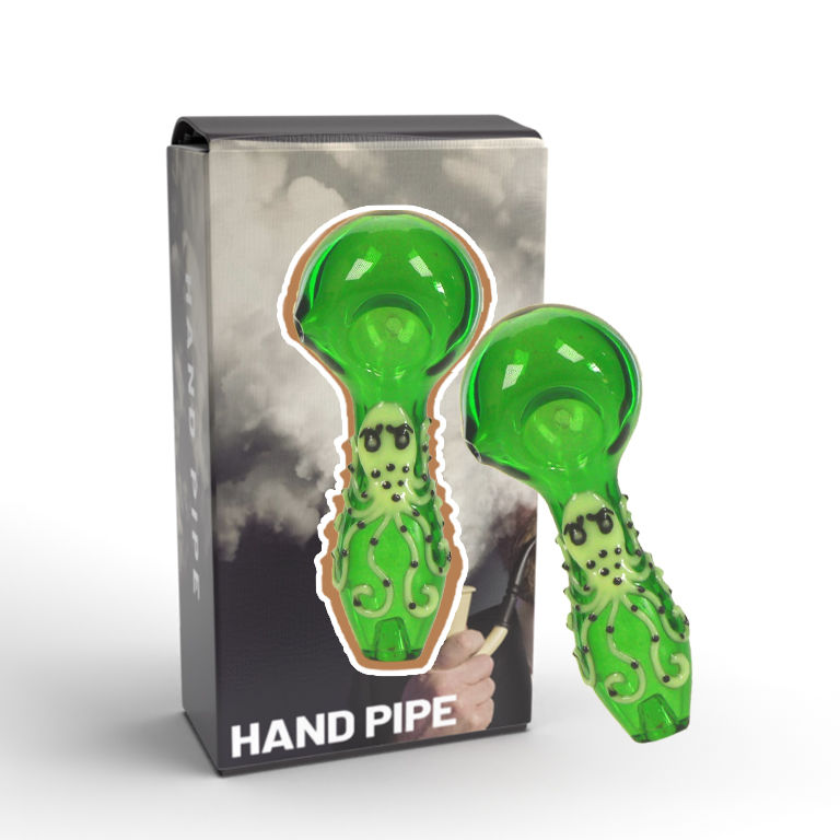 Amazon Hot Selling Fancy Glass Hand Pipe With Nice Gift Box Packaging ...