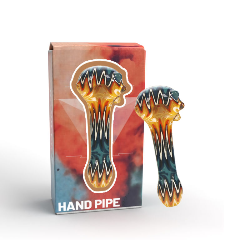 Amazon Hot Selling Fancy Glass Hand Pipe With Nice Gift Box Packaging ...