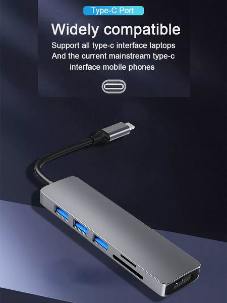 Buy Wholesale China 7 In 1 Usb Hub 3.0 Aluminum Desgin Type C 4 In 1 ...