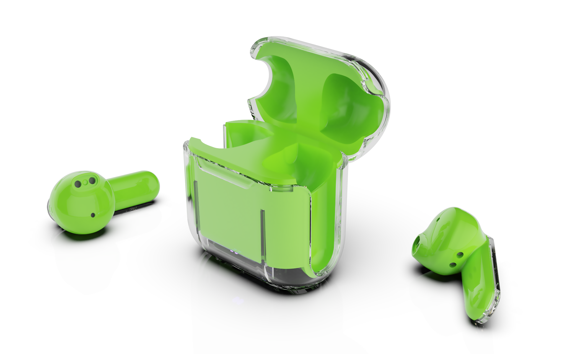 Buy Wholesale China Mini Transparent Earbuds Touch 5.0 Wireless ...