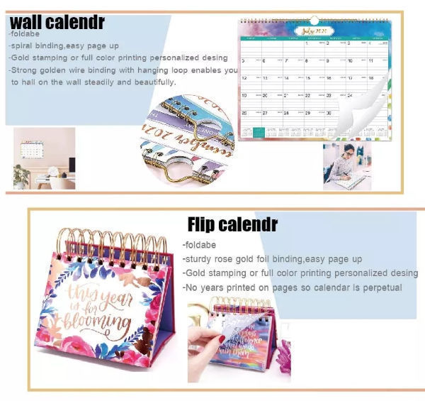 Buy Wholesale China Custom Printing Desktop Calendars, Promotion Desk ...