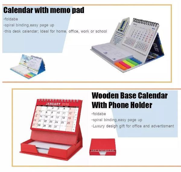 Buy Wholesale China Custom Printing Desktop Calendars, Promotion Desk ...