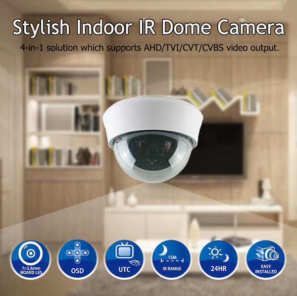 Buy Wholesale Taiwan Ahd 2m Security Camera Indoor Dome Cctv Camera ...