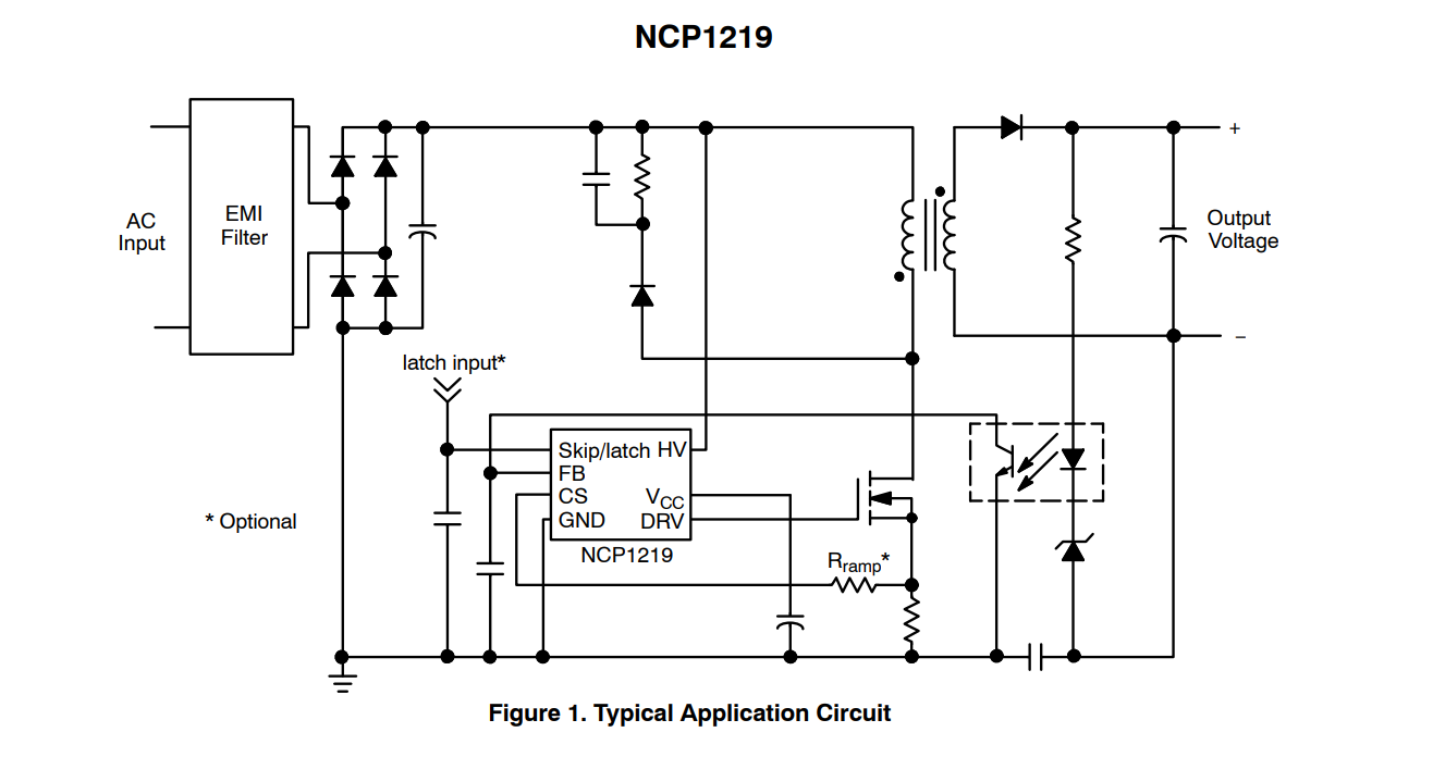 Ncp1219ad65r2g（switching Controllers Ana Pwm Controller&pwm Controller, Adjustable Skip Level ...