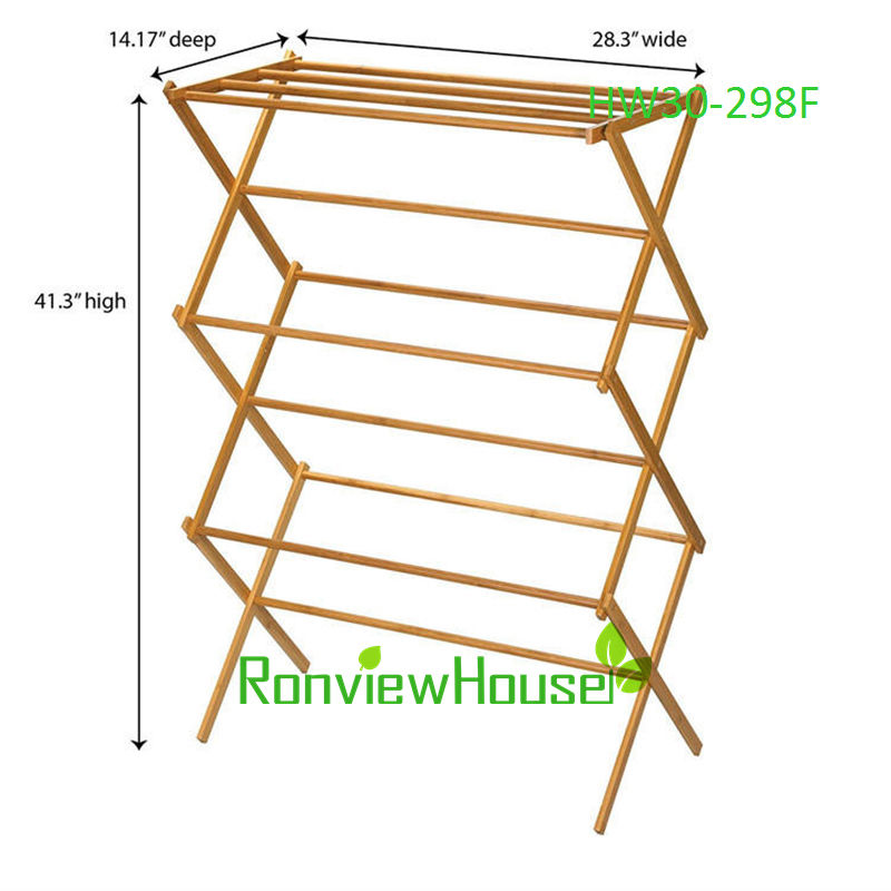 Bulk Buy China Wholesale Bamboo Clothes Drying Racks With Multiple ...