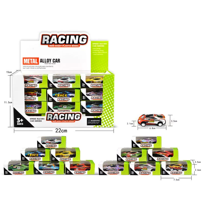 Buy Wholesale China Hangwing 12pcs/box Alloy Pull Back Toy Car Set ...