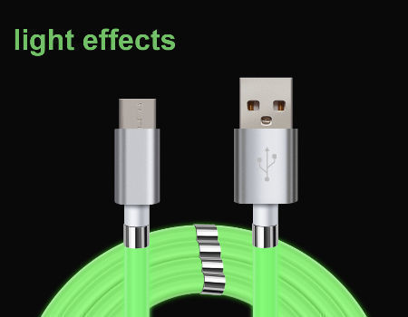 Self Winding Easy-coil Retracting Magnetic Charging Usb Cable $1 ...