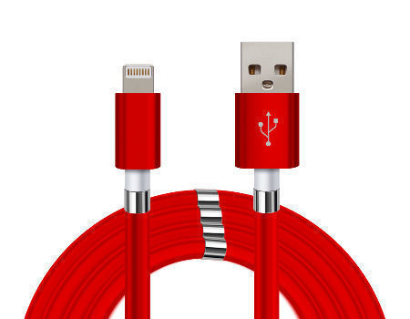 Self Winding Easy-coil Retracting Magnetic Charging Usb Cable $1 ...