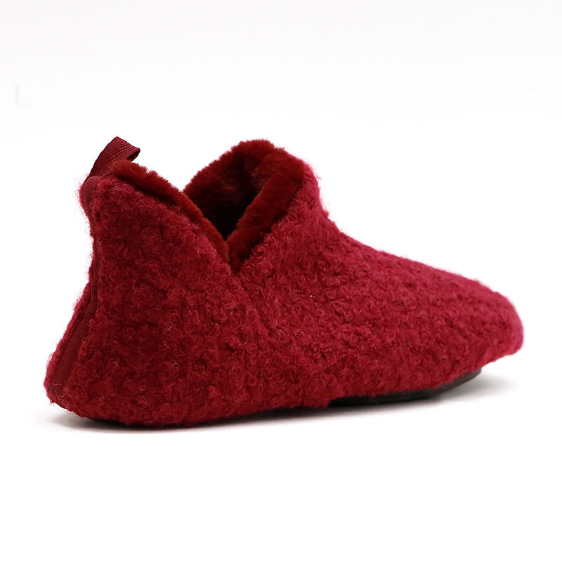 2023 Custom Logo Winter Keep Warm Indoor Outdoor Bedroom Women's Borg ...