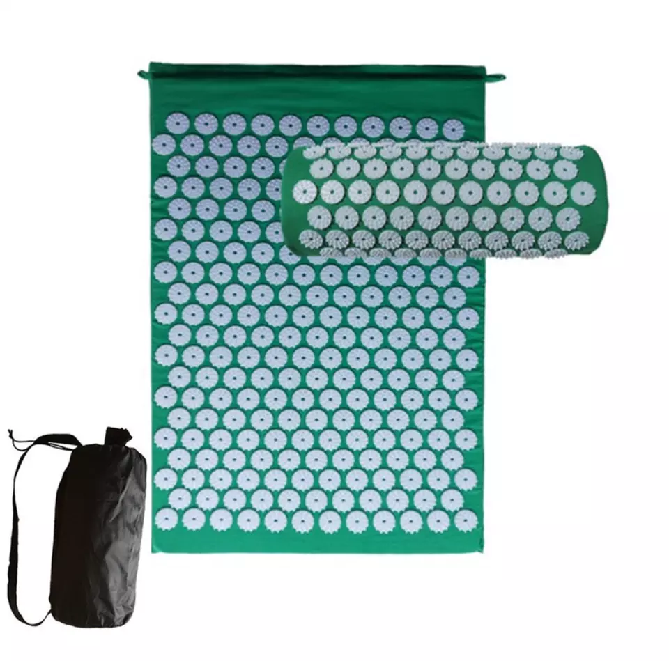 Acupressure Mat With Pillow Recovery Massage Spike Yoga Mat $4.7 ...
