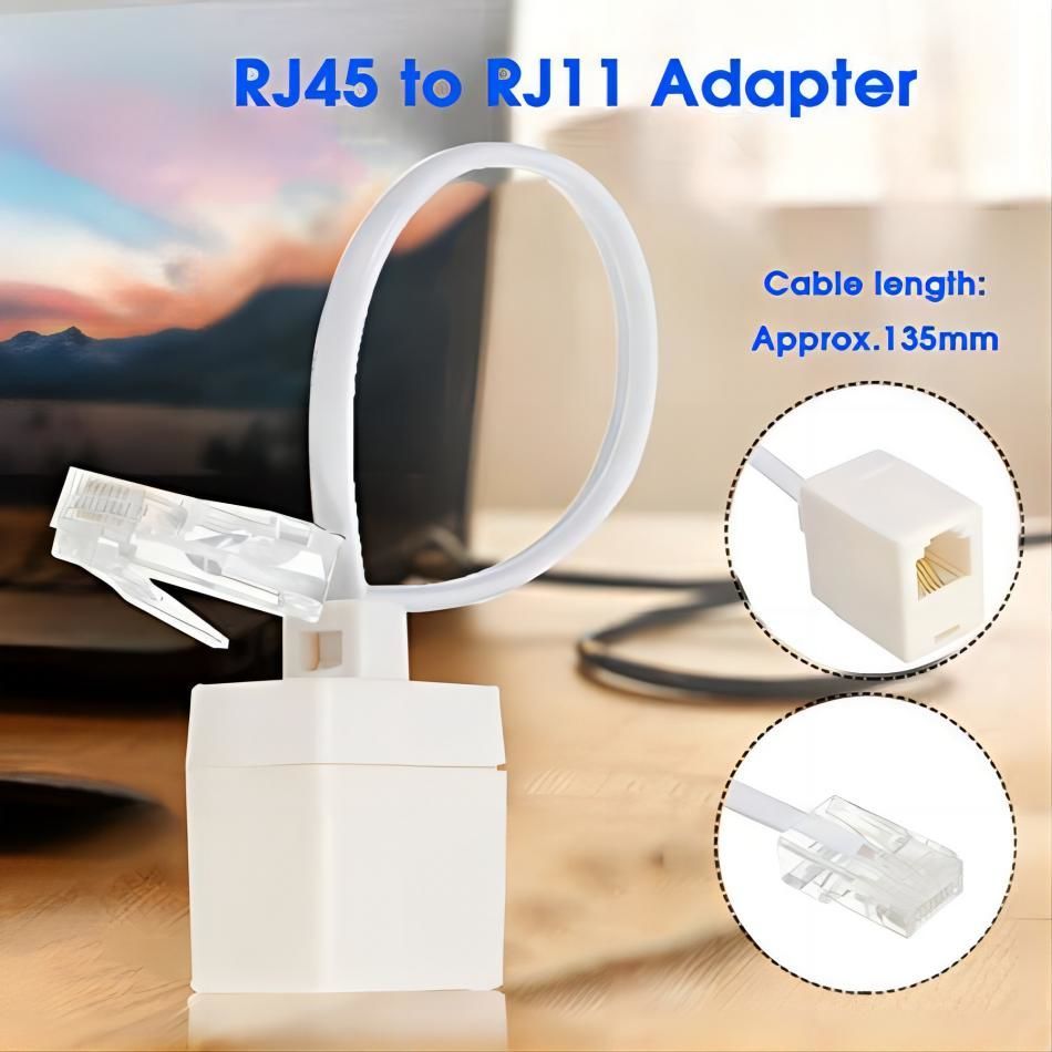 Buy Wholesale China Rj45 To Rj11 Adapter, Rj11 Male To Rj45 Female ...