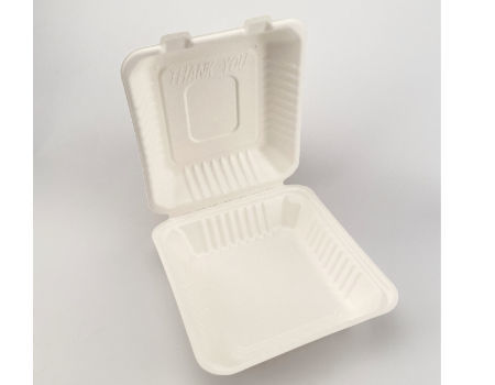 Bulk Buy China Wholesale With Pla Coating Biodegradable 9'' Clamshell ...