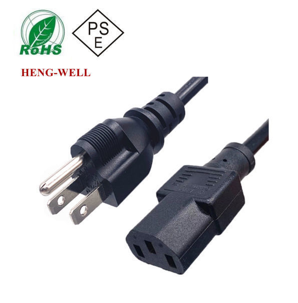 Japanese Standard Male Female Power Plug Power Extension Pse Japan, 3 ...