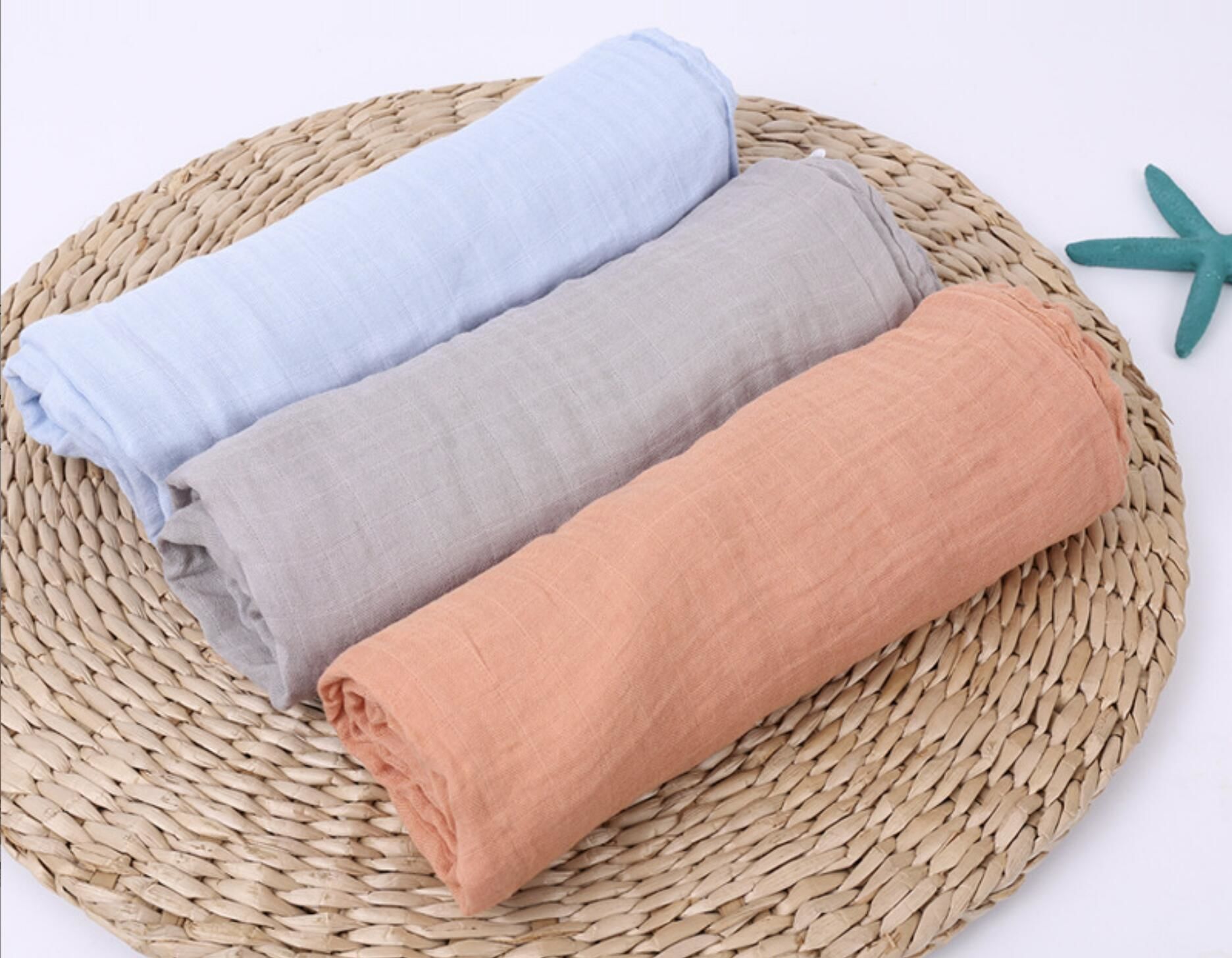 Buy Wholesale China Oem Soft Breathable Plain Colour Bamboo Muslin ...