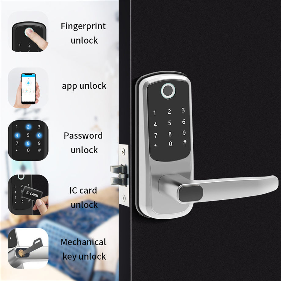 Buy Wholesale China Electric Cylinder Lock Smart App Door Lock Battery ...