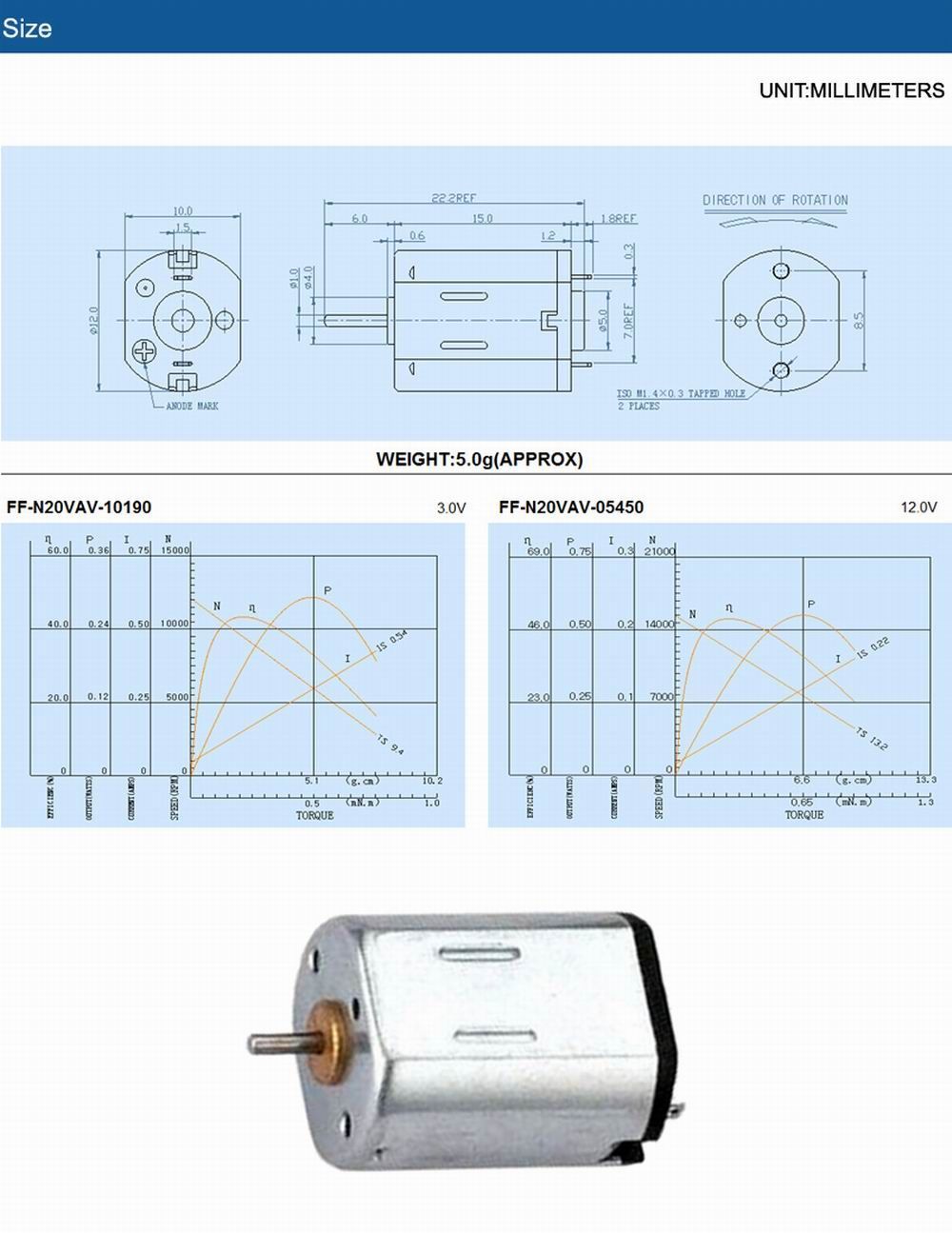 Buy Wholesale China 12mm N20 1.5v 3v 5v 6v 9v 12v Micro Mini Dc Motor ...