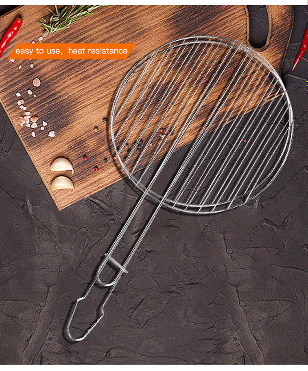 Easy-to-flip For Steaks Seafood Vegetables Outdoor Barbecue Grill Net ...
