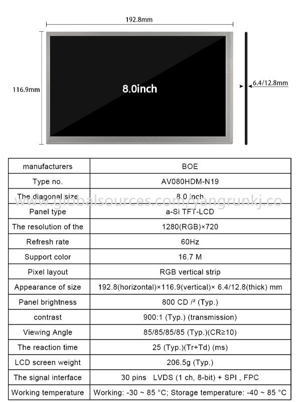 Bulk Buy China Wholesale Lcd Display Contrast 900 : 1 Screen Module 30 ...