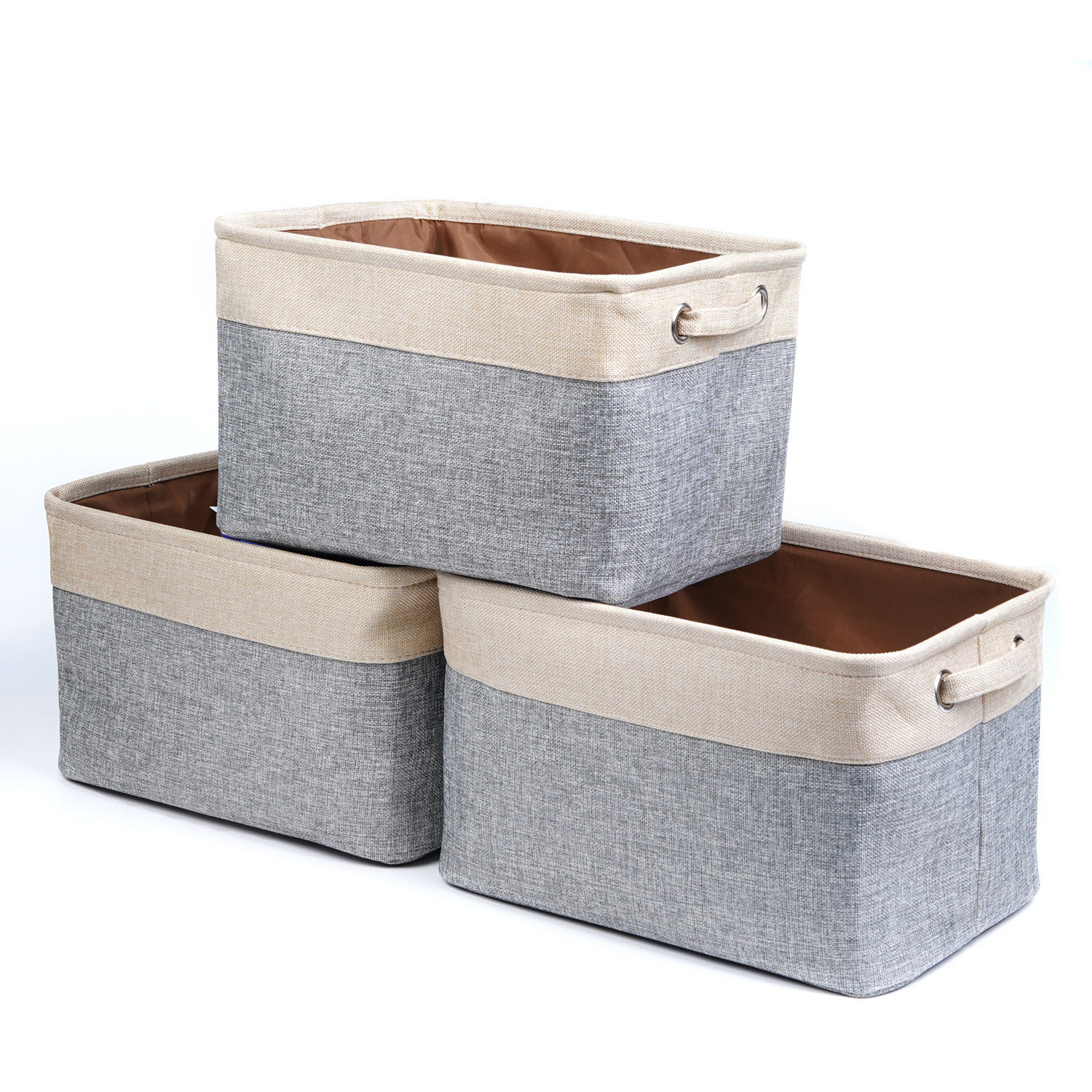 Foldable Cotton Linen Storage Box Storage Basket Toy Storage Box $2.3 ...