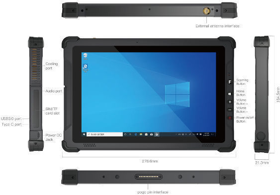 Buy Wholesale China Rugged Tablet 10.1 Inch Industrial Tablet 8gb 128gb ...